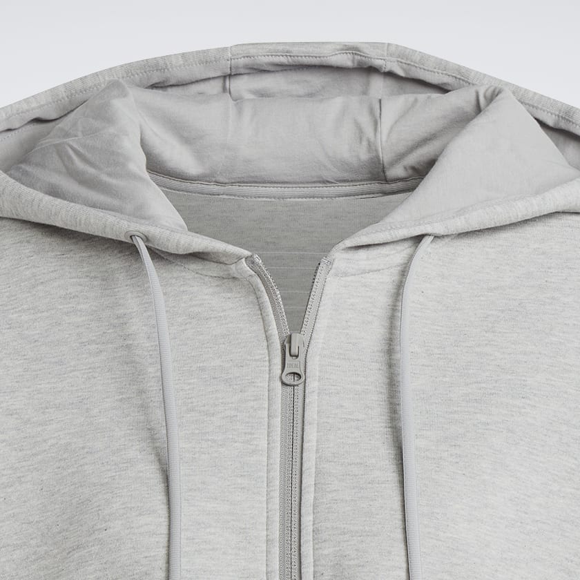 adidas Future Icons 3-Stripes Full-Zip Hoodie - Grey | adidas Australia