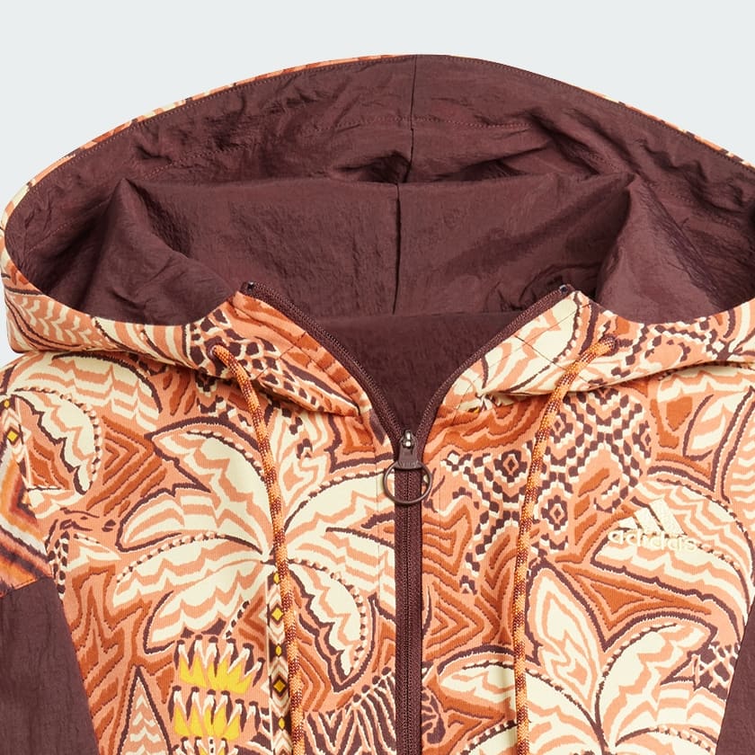 adidas x FARM Rio Premium Track Jacket - Brown | adidas Deutschland