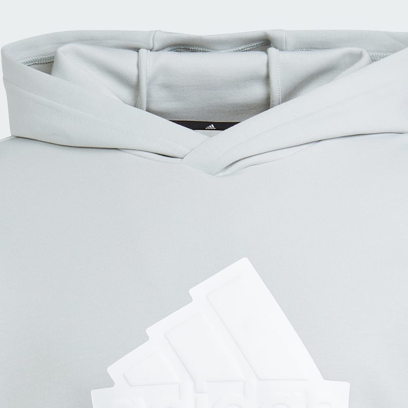 adidas Future Icons Badge of Sport Hoodie - Grey | adidas UK