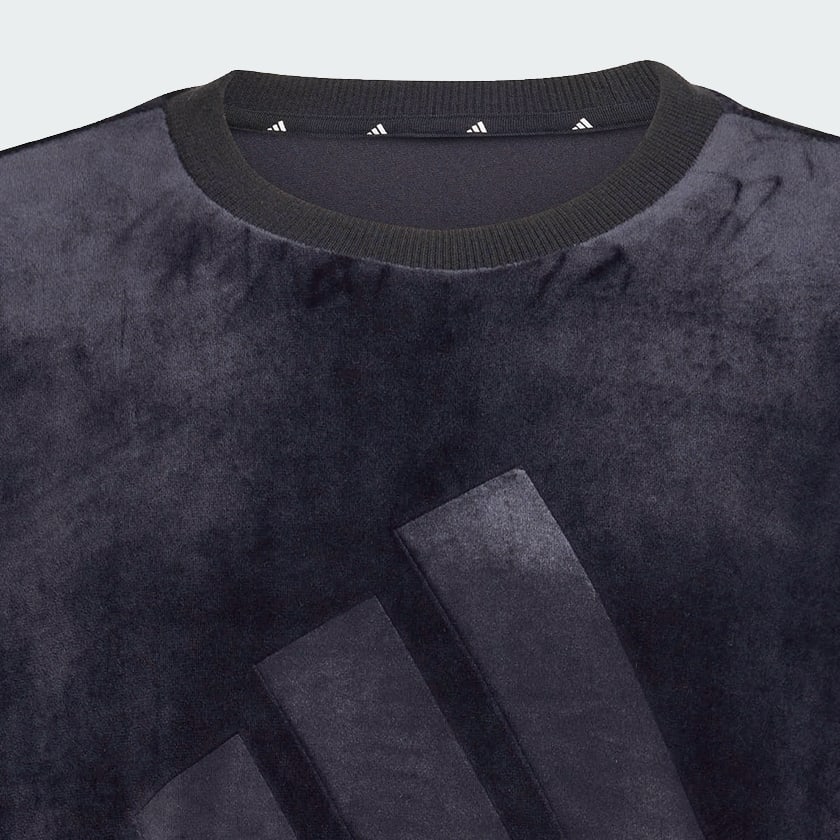 adidas Girl Holiday Glam bauchfreies Sweatshirt - Schwarz | adidas ...