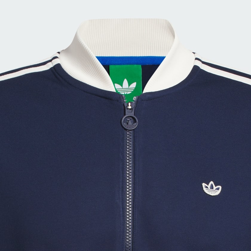 adidas Originals 3-Stripes 1/4 Zip Sweatshirt - Blue | adidas Australia
