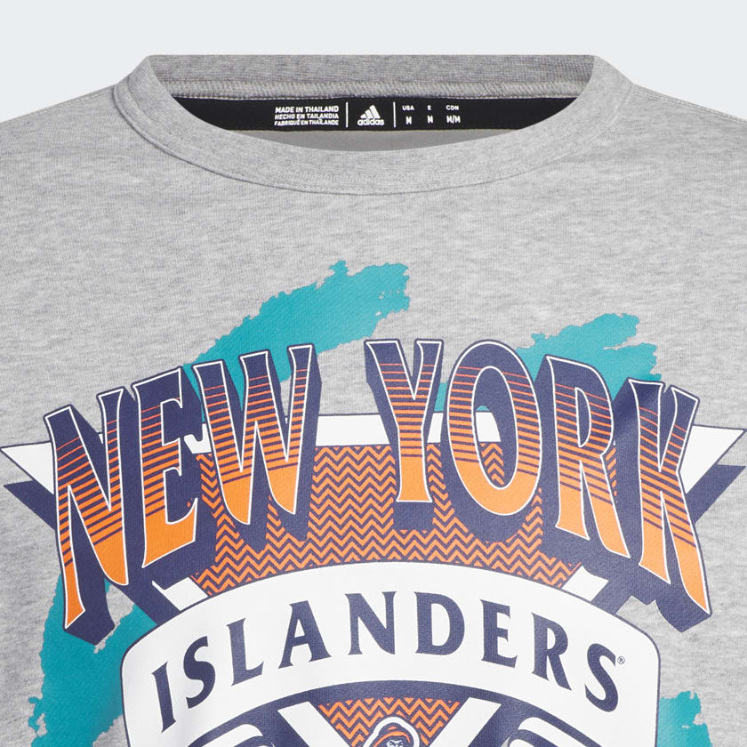 adidas Islanders Vintage Crew Sweatshirt - Grey | Free Shipping with ...