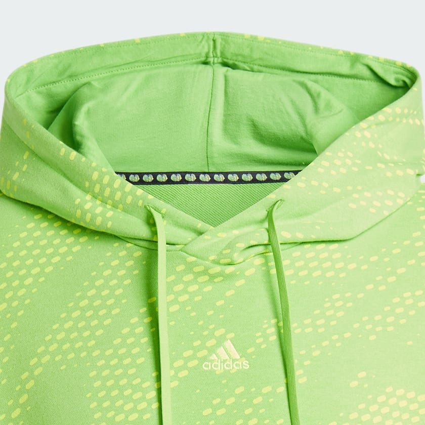 adidas ALL SZN Snack Attack French Terry Pullover Hoodie - Green | Free ...