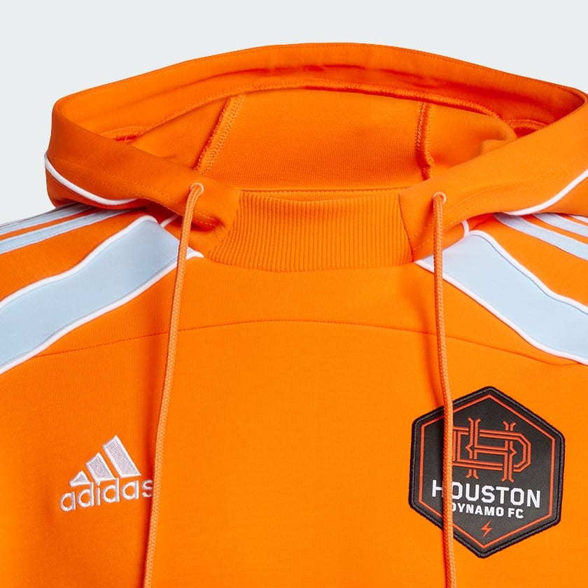 adidas Houston Dynamo UBP Travel Hoodie - Orange | Free Shipping with ...