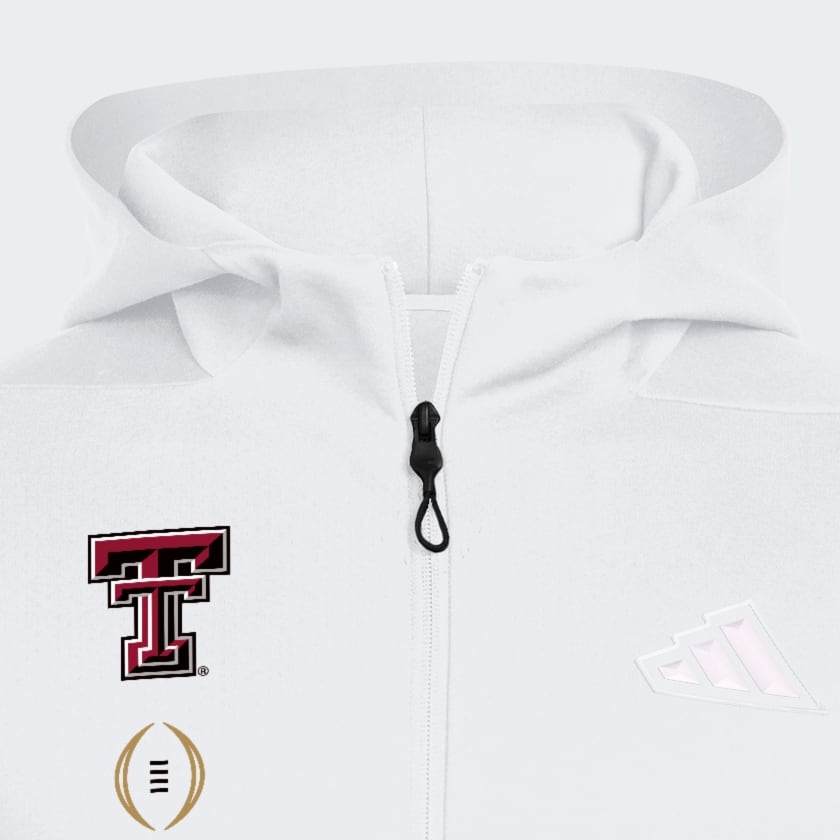 adidas TEXAS TECH RED RAIDERS MENS ZNE HOODY - White | Free Shipping ...