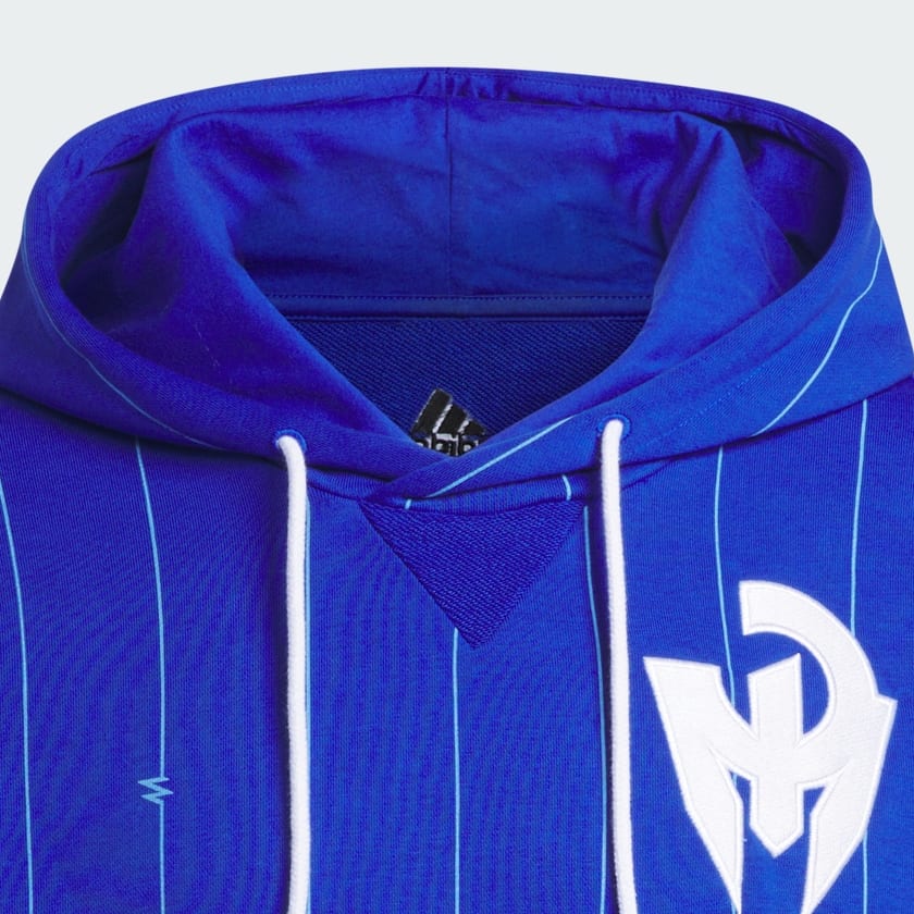 adidas Men's Lifestyle Mahomes Blue 80 Hooded Pullover - Blue adidas US