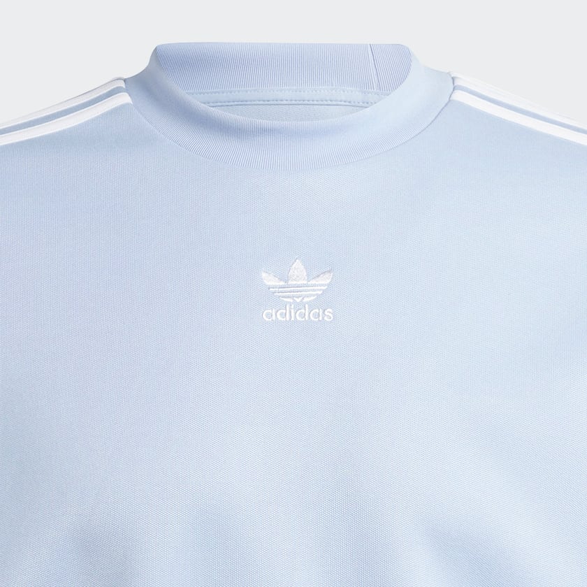 Blusa Adicolor Classics Cut Line Crew - Azul adidas | adidas Brasil