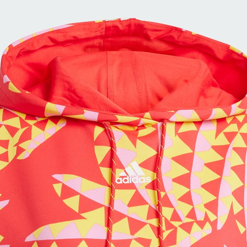 adidas x FARM Rio Hoodie - Red | Free Shipping with adiClub | adidas US