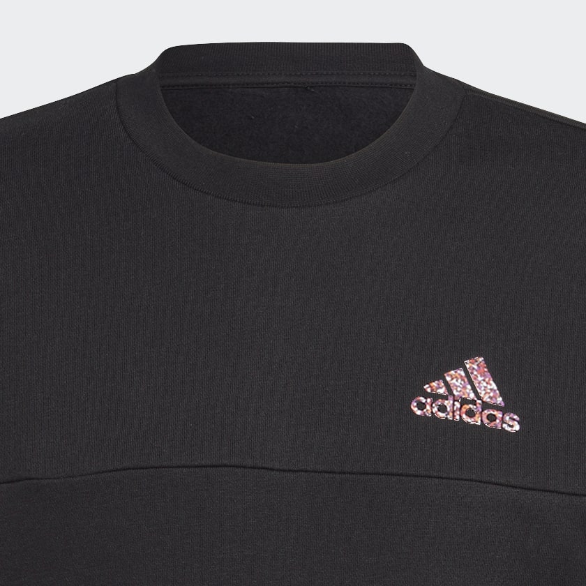 adidas Stadium Fleece Badge of Sport Sweatshirt - Schwarz | adidas ...