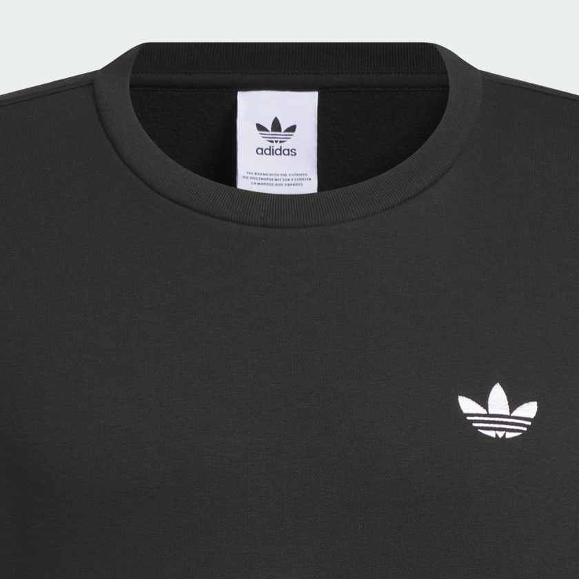 アディダス Chillax ロゴ クルー スウェット（ジェンダーニュートラル） - ブラック | アディダス ジャパン