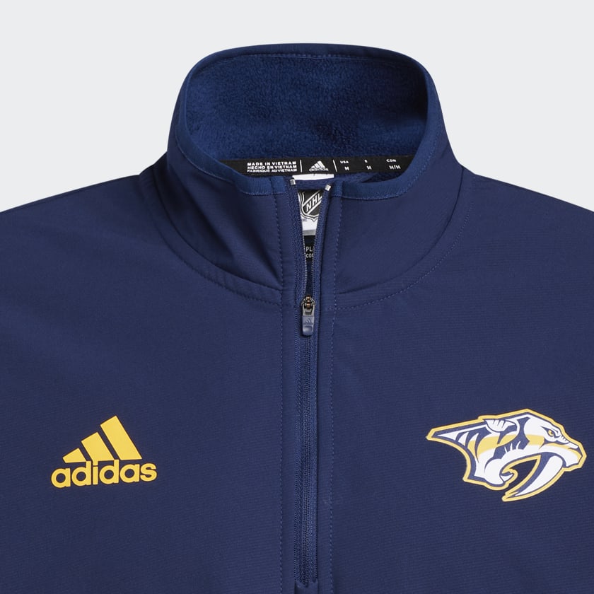adidas Predators 22 NHL 1/4-Zip Jacket - Blue | Free Shipping with ...