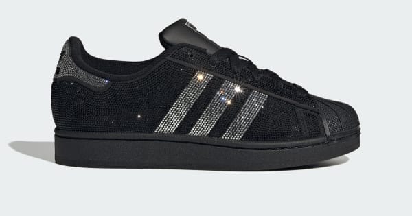 adidas SUPERSTAR II RHINESTONE SHOES - Black | adidas Australia