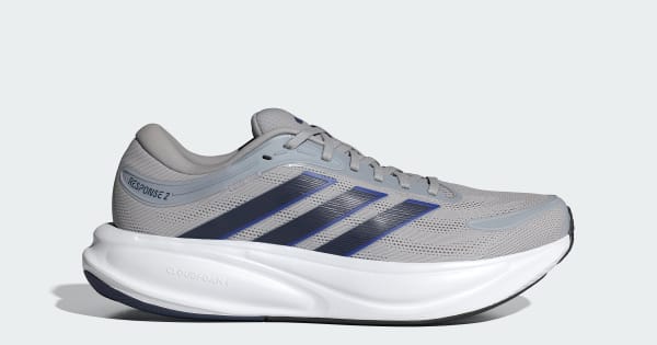adidas RESPONSE 2 RUNNING SHOES - Grey | Free Shipping with adiClub