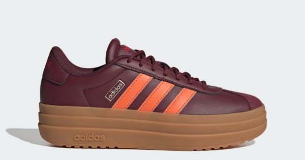 adidas VL Court Bold Shoes - Burgundy | Free Shipping with adiClub ...