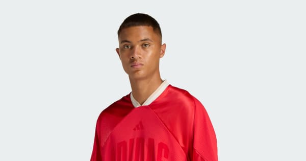 adidas STADIUM GRAPHIC MESH TEE - Red | Free Shipping with adiClub ...