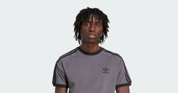 adidas Adicolor Classics 3-Streifen T-Shirt - Grau | adidas Deutschland