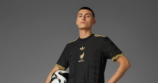 adidas Mexico Gold Jersey - Black | adidas Australia