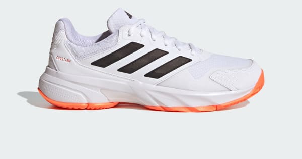 adidas Courtjam Control 3 Tennis Shoes - White | adidas Australia