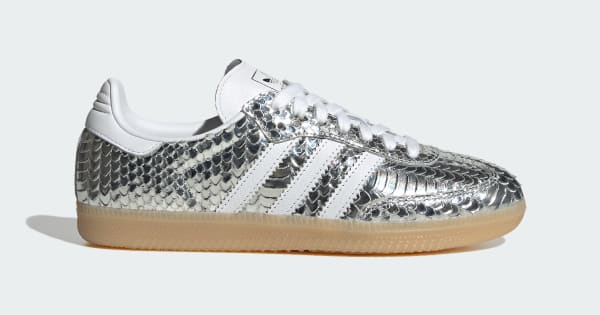 adidas SAMBA SHOES - Silver | adidas UK