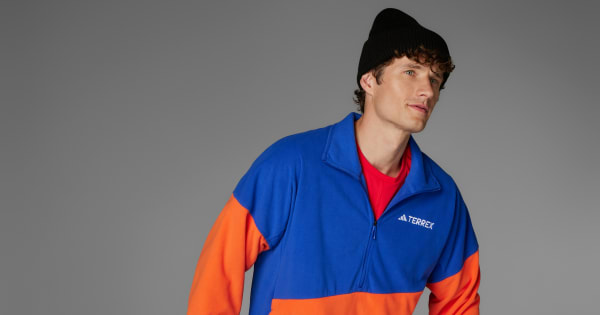 adidas Terrex Multi Climawarm Fleece-Anorak - Blau | adidas Deutschland