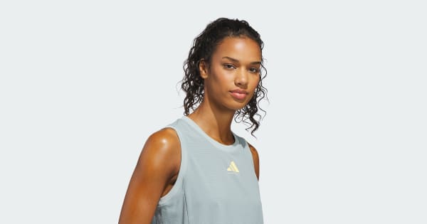 adidas Select Woven Tank Top - Green | adidas Australia