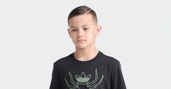 adidas Short Sleeve Samba Shoe Tee - Black | Free Shipping with adiClub ...