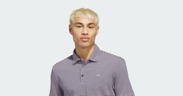 adidas Originals Stripe Pique Polo - Pink | adidas Australia