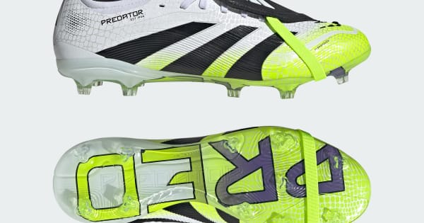 adidas Predator Pro Fold-Over Tongue Firm Ground Boots - White | adidas UK