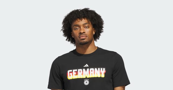 adidas FIFA World Cup™ 26 Germany Home Graphic Tee - Black | Free ...