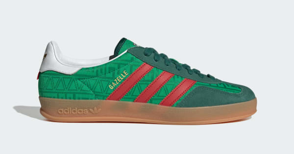 adidas Gazelle Indoor Shoes - Green | Free Shipping with adiClub ...