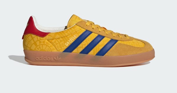 adidas Gazelle Indoor Shoes - Yellow | Free Shipping with adiClub ...