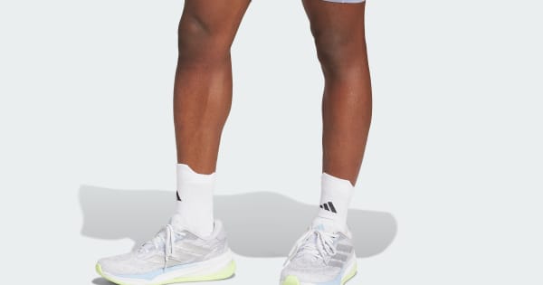 Shorts 2 em 1 Own the Run Três Listras - Roxo adidas | adidas Brasil