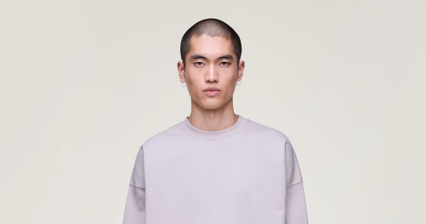 adidas Y-3 Brushed Terry Crew Sweatshirt - Brown | Free Shipping with ...