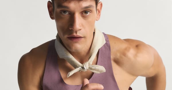 adidas Adi365 H.Koumori Running Tank Top - Purple | adidas UK