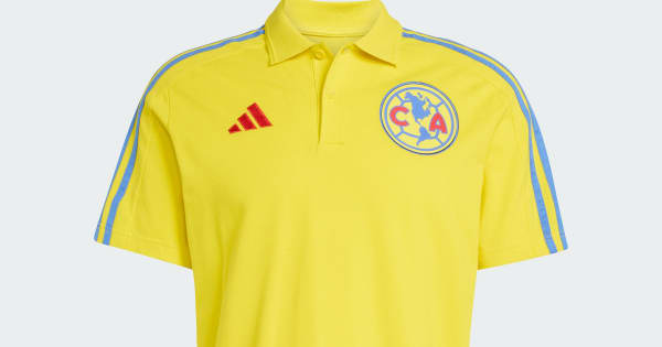 adidas Club America DNA Polo - Yellow | Free Shipping with adiClub ...