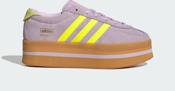 adidas Gazelle Stack Shoes - Purple | adidas UK
