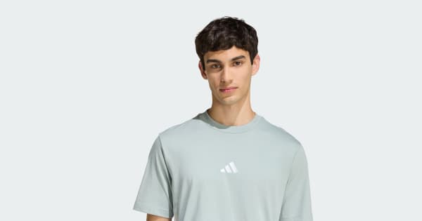 Camiseta Malha Simples Essentials Três Listras - Verde adidas | adidas ...