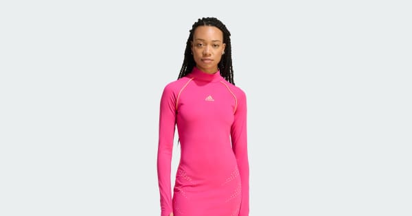 adidas MINI DRESS - Pink | Free Shipping with adiClub | adidas US