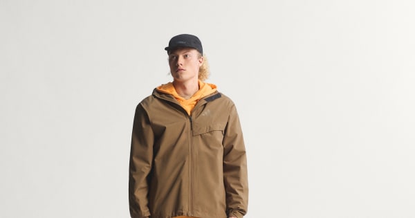 adidas TERREX MULTI 2 LAYER CLIMAPROOF RAIN JACKET - Brown | adidas UK