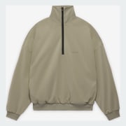 adidas Fear of God Athletics 1/2-Zip Track Top - Brown adidas Fear of God Athletics 1/2-Zip Track Top - Brown