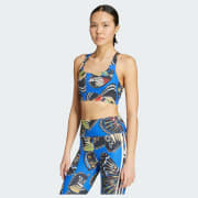 adidas x FARM Medium Support Bra - Multicolor | Free Shipping with ...