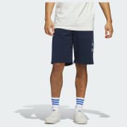Shorts Adicolor Outline Trefoil - Azul adidas | adidas Brasil