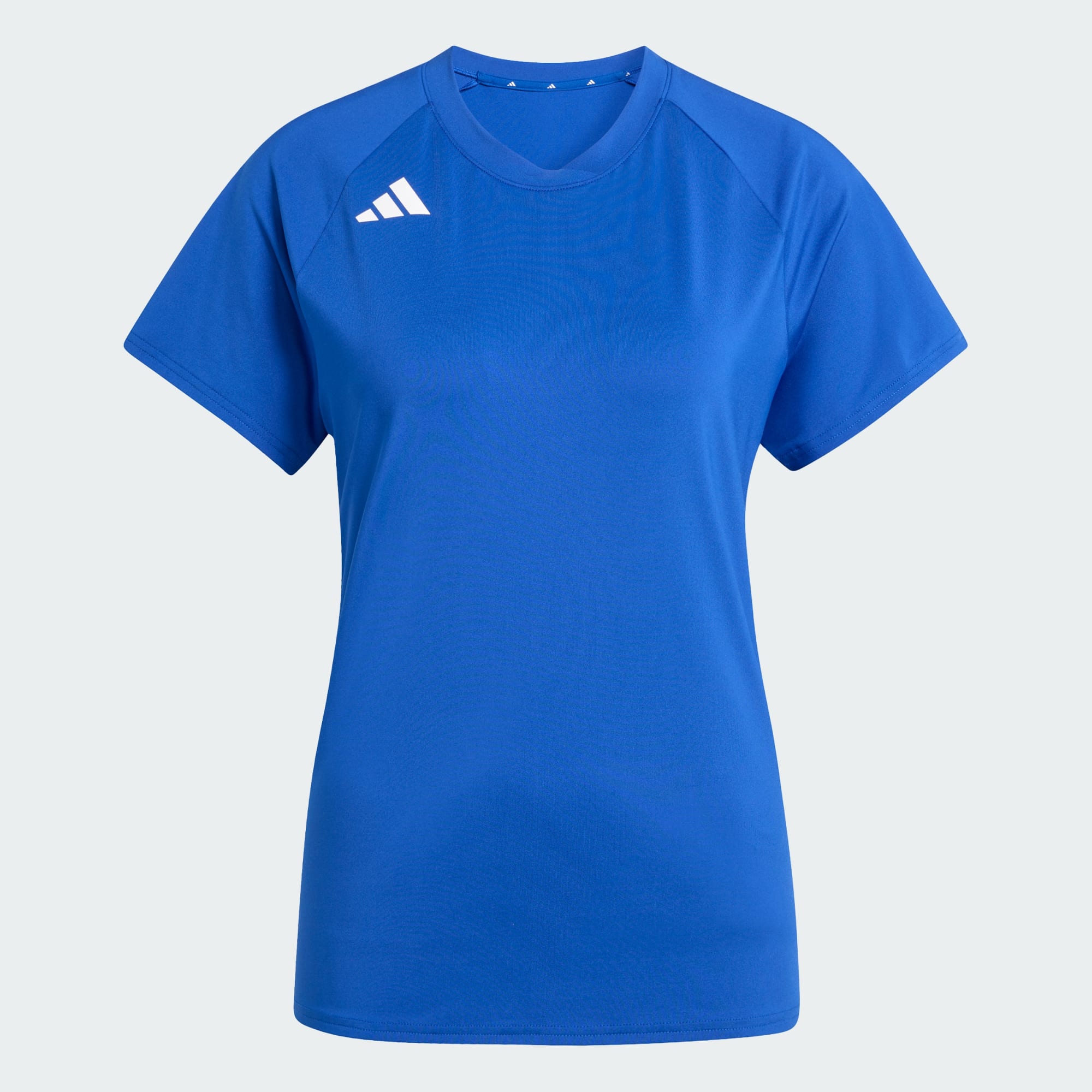 adidas HILO Short Sleeve Volleyball Jersey - Blue | Free Shipping with ...