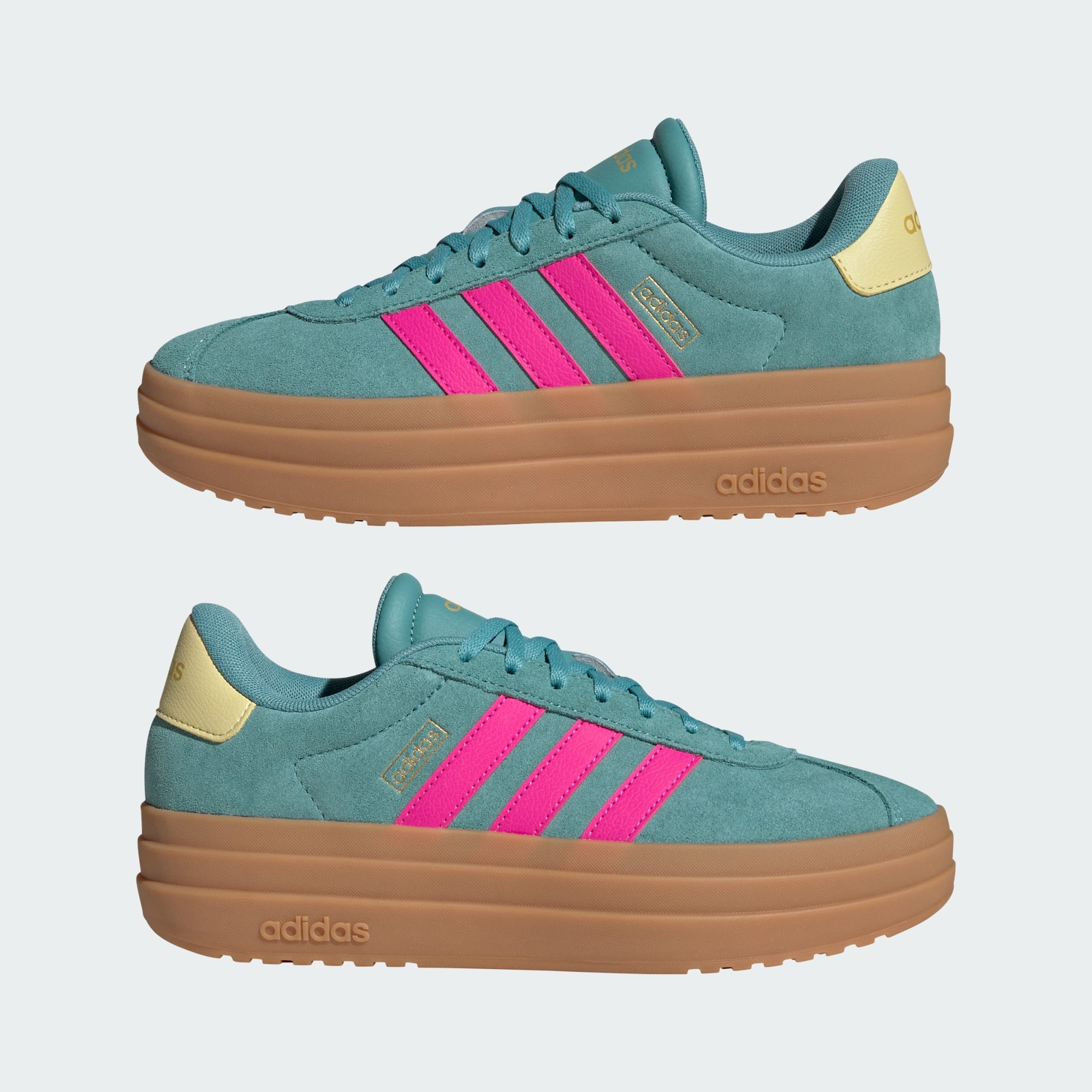 adidas VL Court Bold Shoes - Turquoise | Free Shipping with adiClub ...