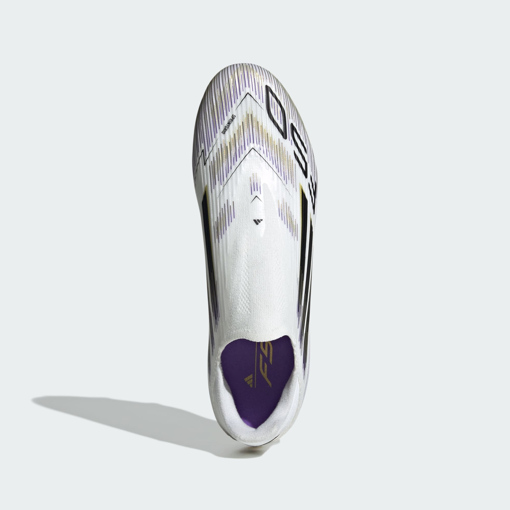 adidas F50 League Laceless Firm/Multi-Ground Cleats - White | Free ...