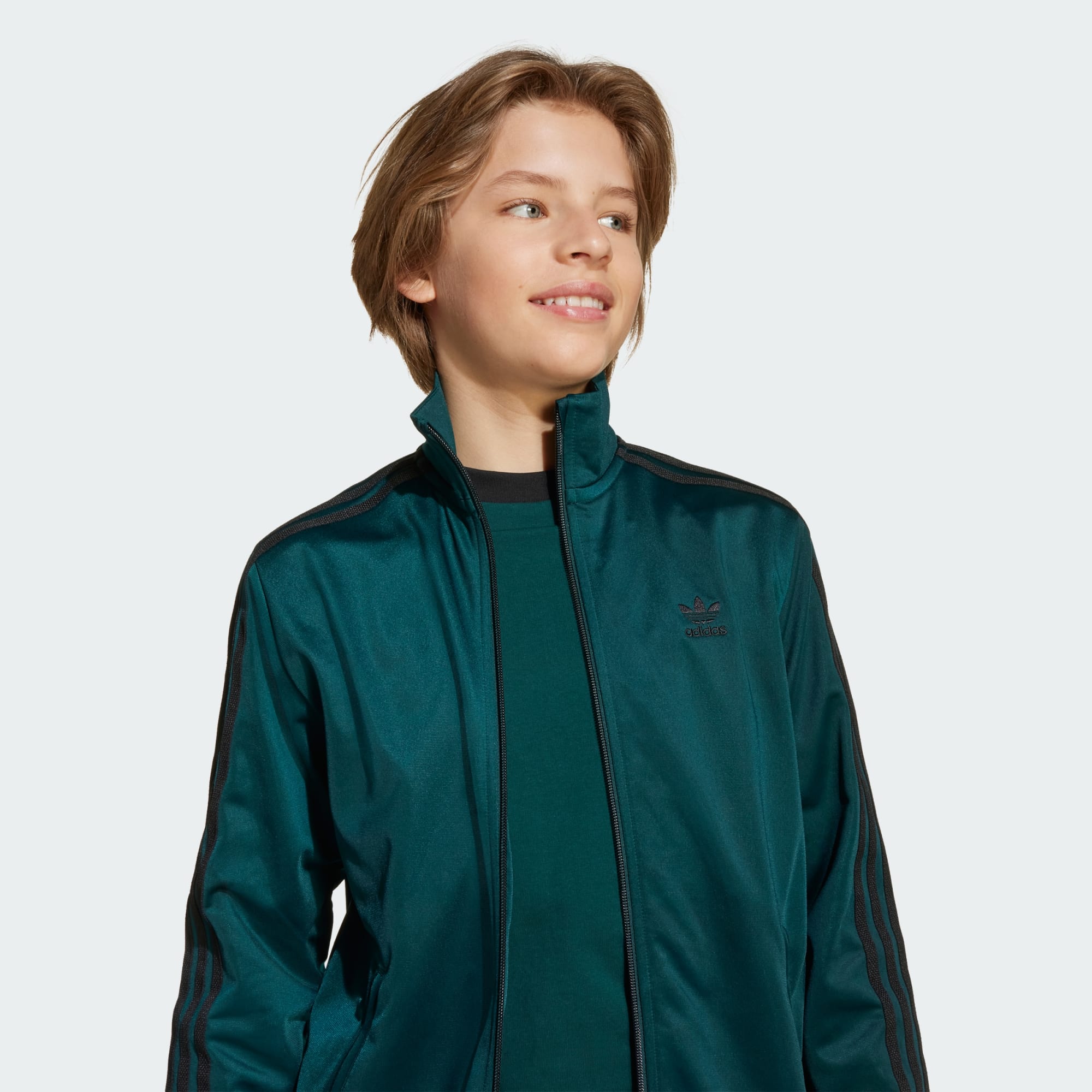 adidas Adicolor Firebird Top - Green | Free Shipping with adiClub ...