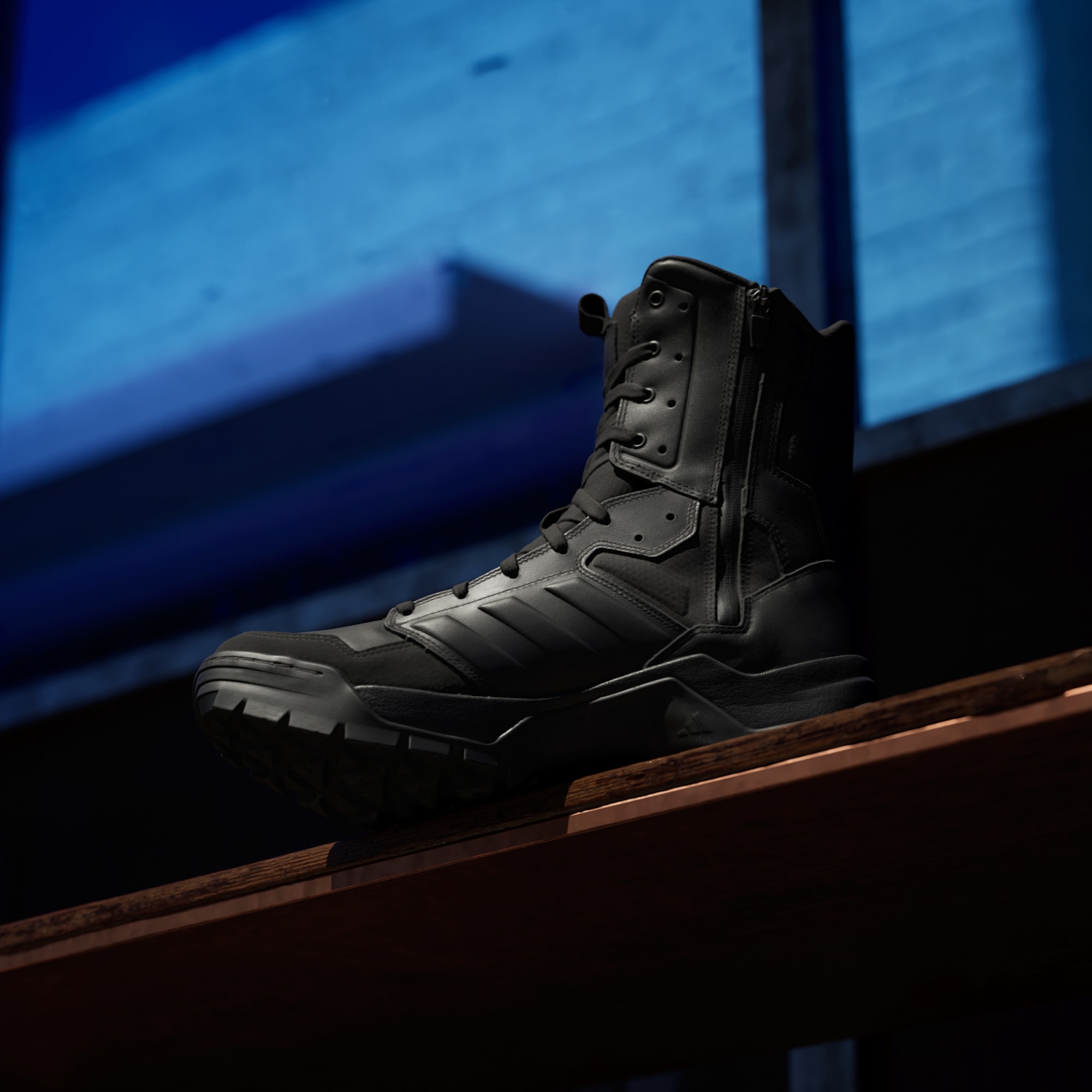 adidas GSG-9.2024 Zip Boots - Black | Free Shipping with adiClub