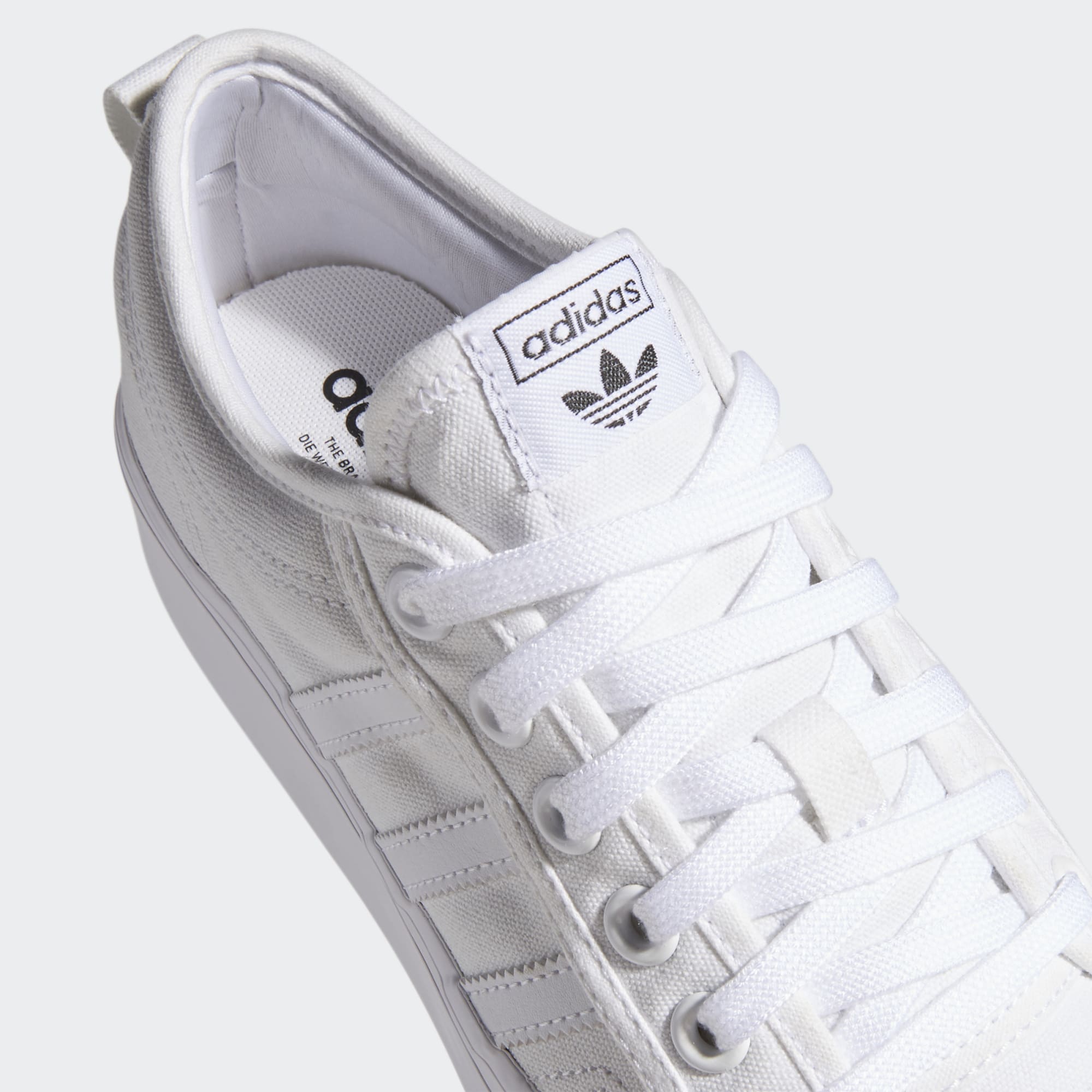 White adidas Nizza Platform Sneakers | FV5322 | adidas US