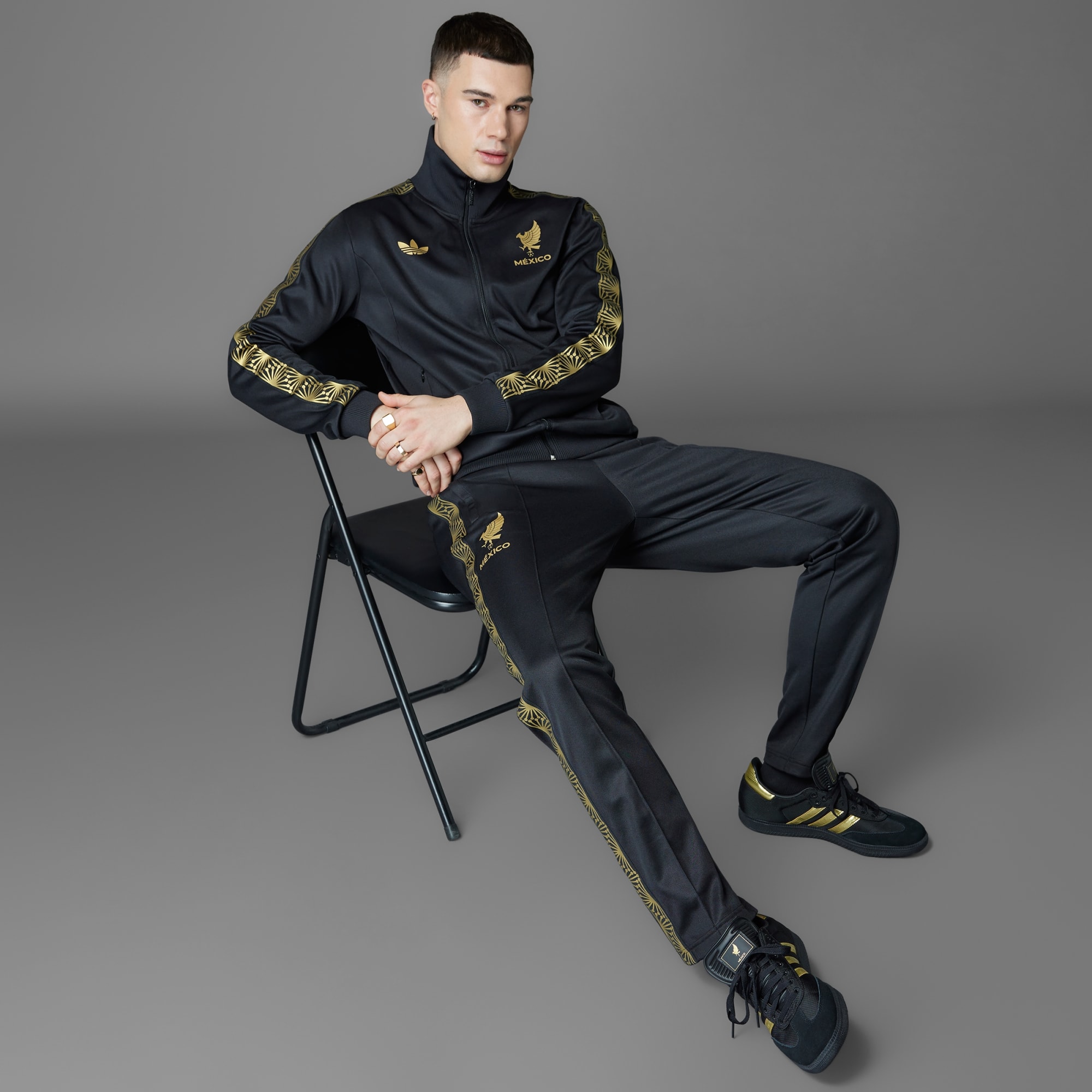 adidas Samba Mexico Indoor Soccer Shoes - Black | Free Shipping with ...