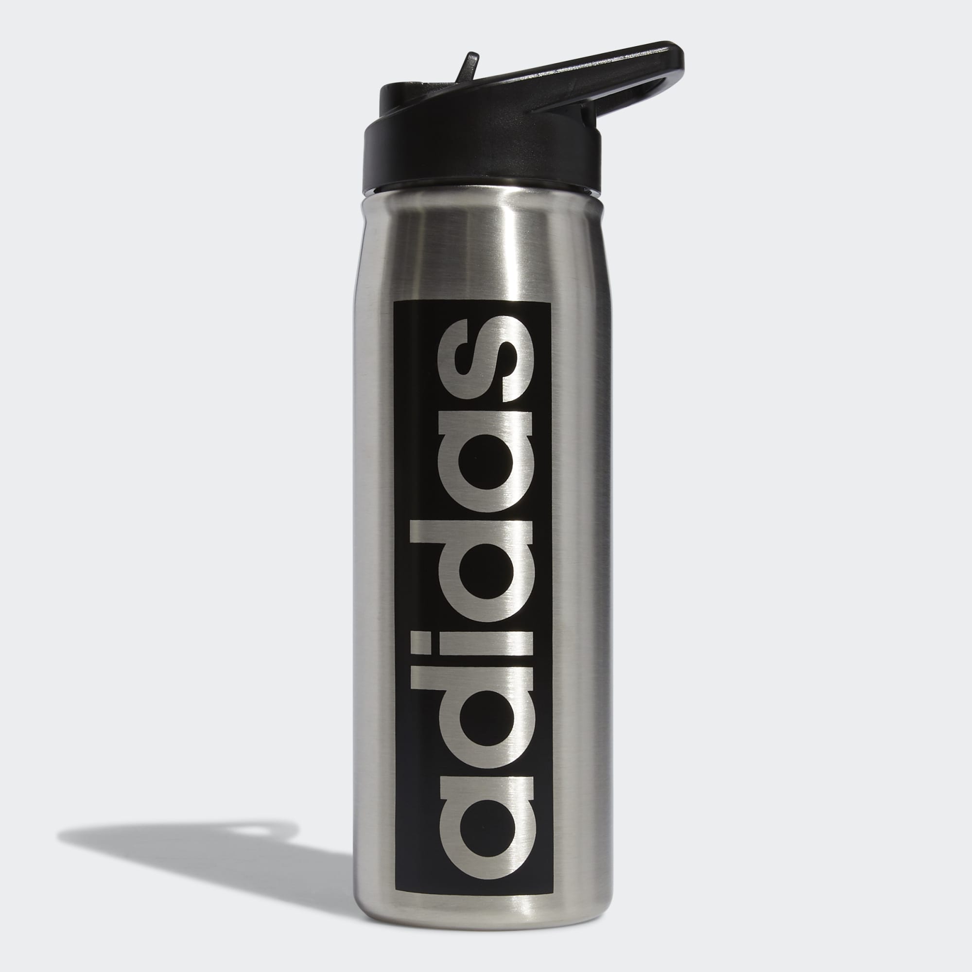 adidas Steel Straw Metal Bottle 600 ML - Grey | Free Shipping with ...
